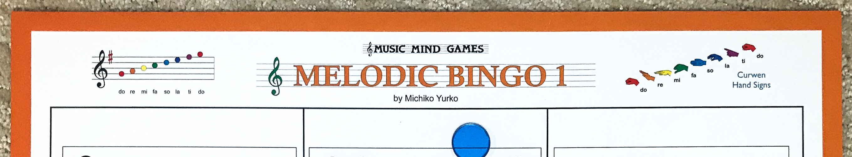 Melodic Bingo – Side 1 | Music Mind Games